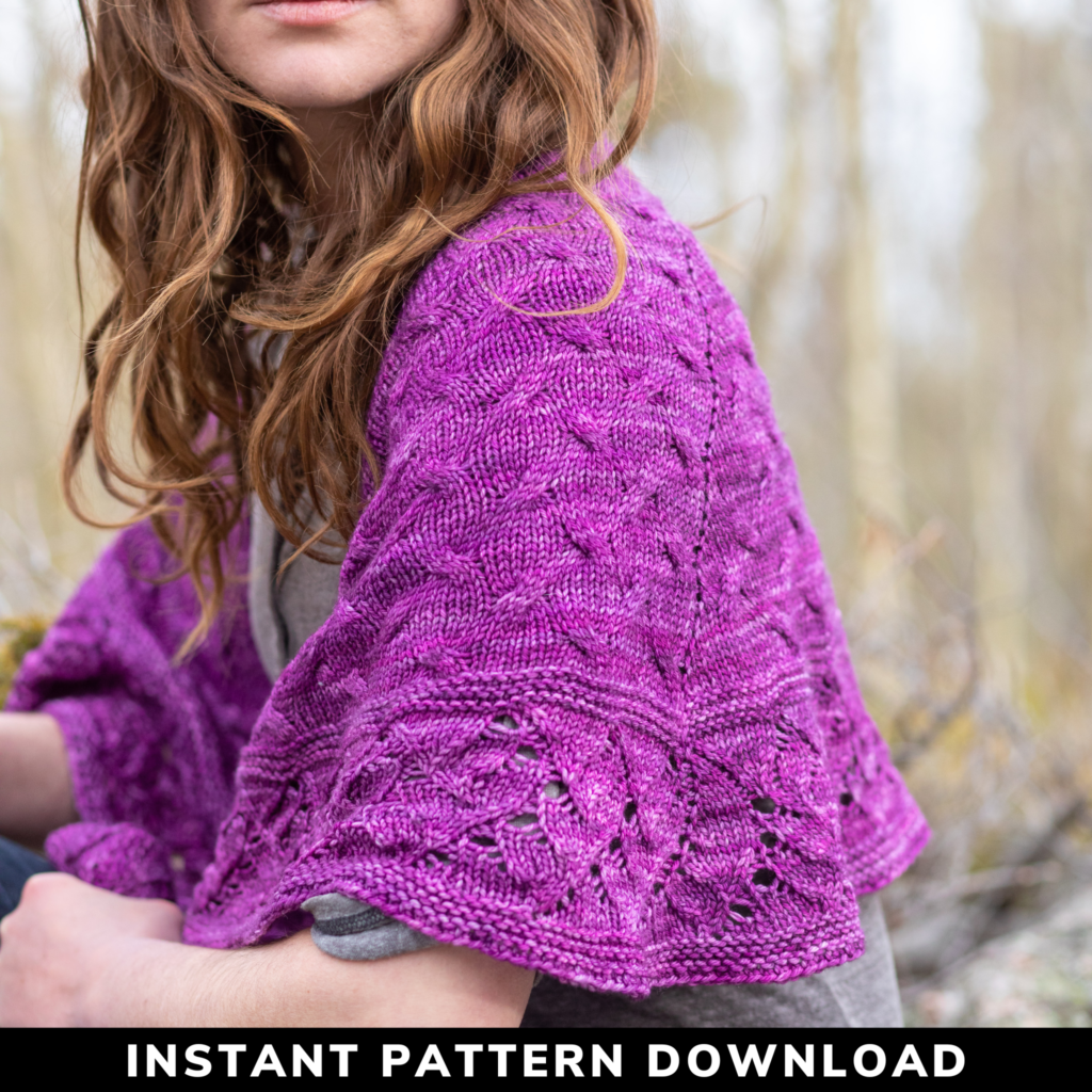 Wildfire Blaze Shawl Pattern – Atlas Knits