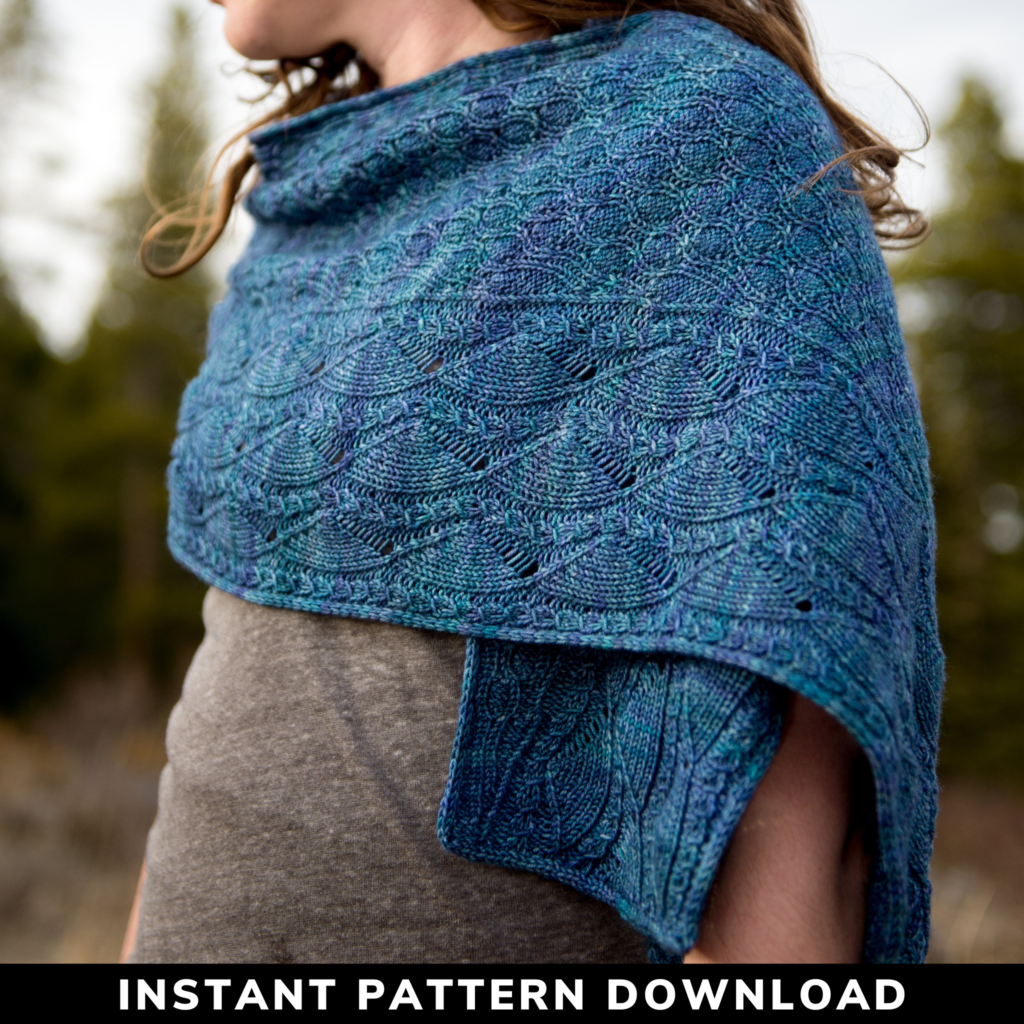 Windswept Skies Shawl Pattern – Atlas Knits
