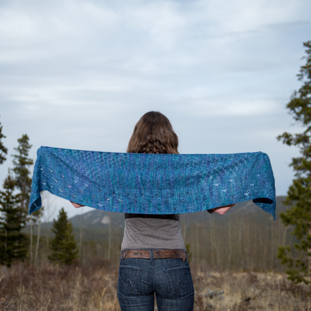 Windswept Skies Shawl Pattern – Atlas Knits
