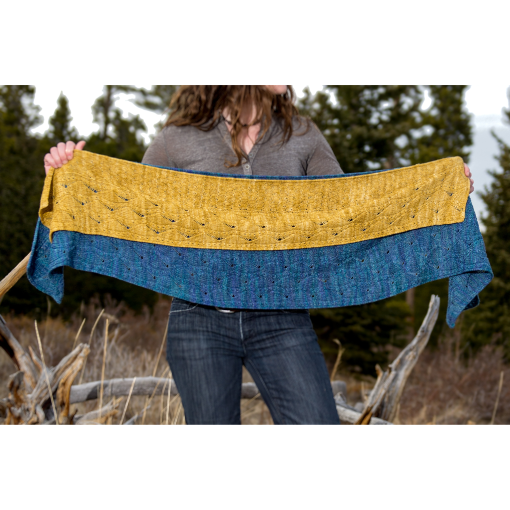 Windswept Skies Shawl Pattern – Atlas Knits